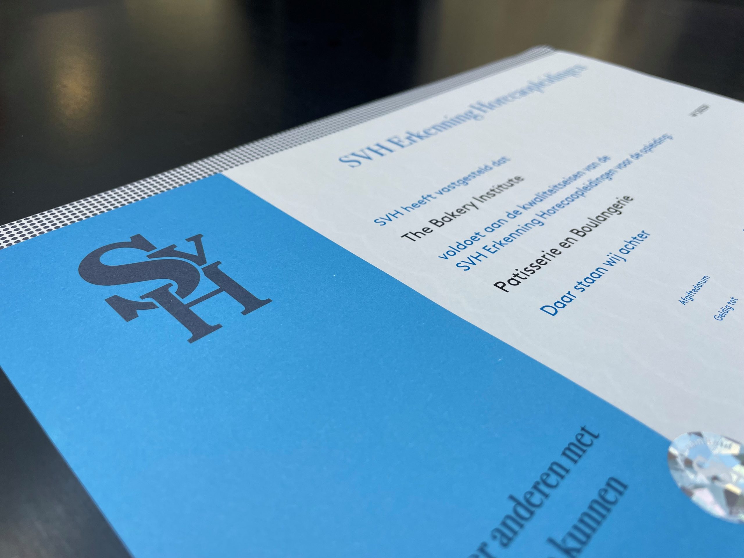 Opleidingen Bakery Institute branche-erkend door SVH - Bakery Institute